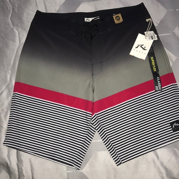 Rusty | Swim | Nwt Rusty Board Shorts Baggies Size 3 Super Flex | Poshmark
